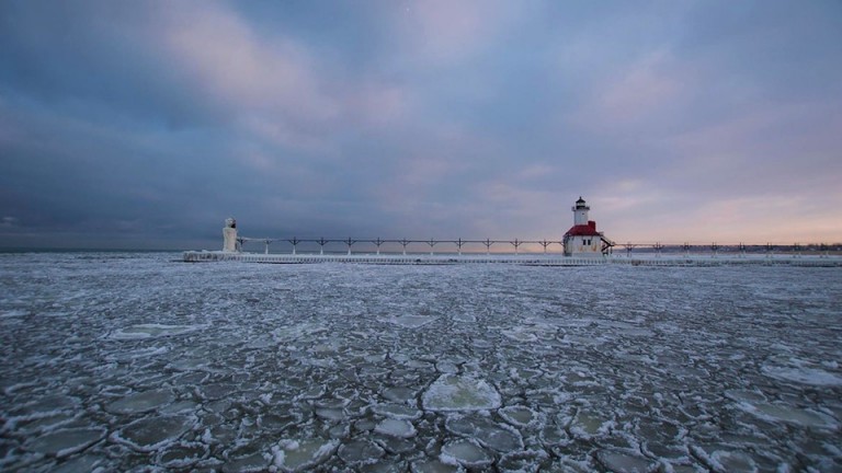 Le lac Michigan gelé | Les Quatre Saisons